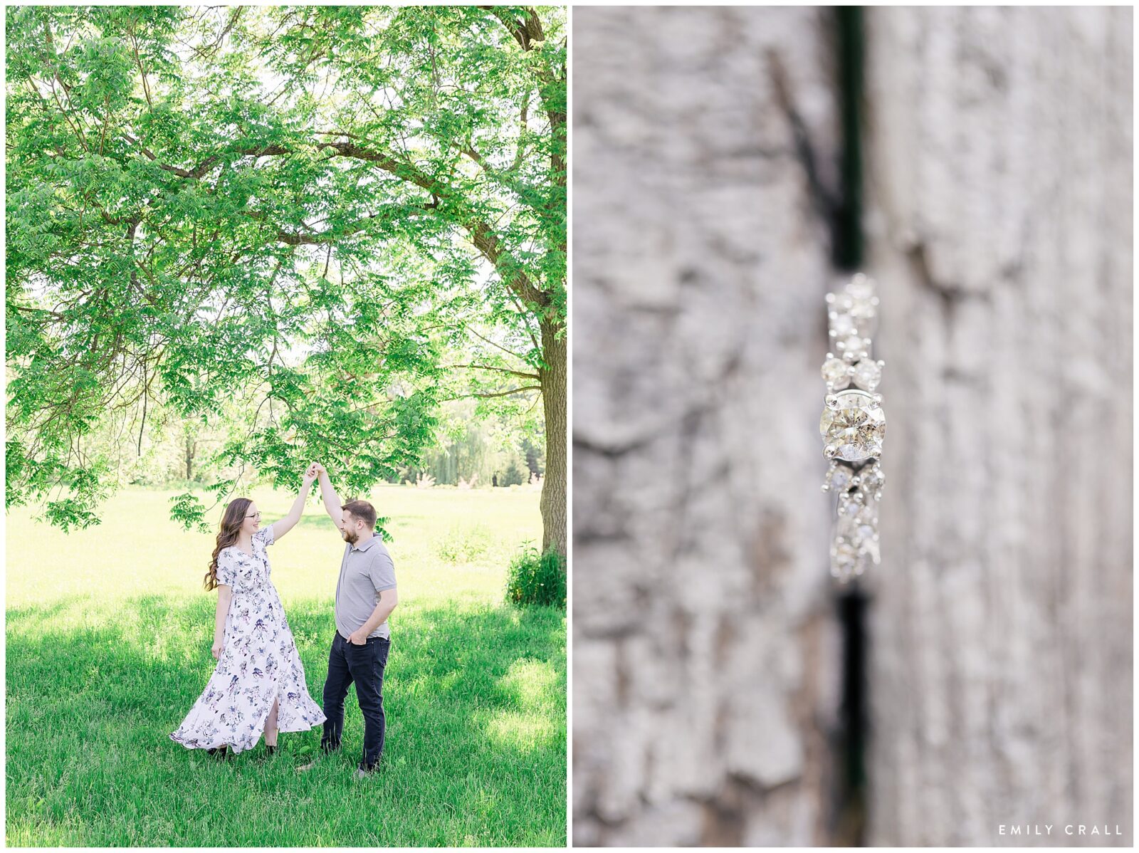 A Wilson's Orchard Spring Engagement Shoot