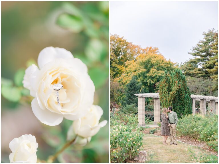 A Vander Veer Botanical Park Fall Engagement Shoot - Maggie & Jordan