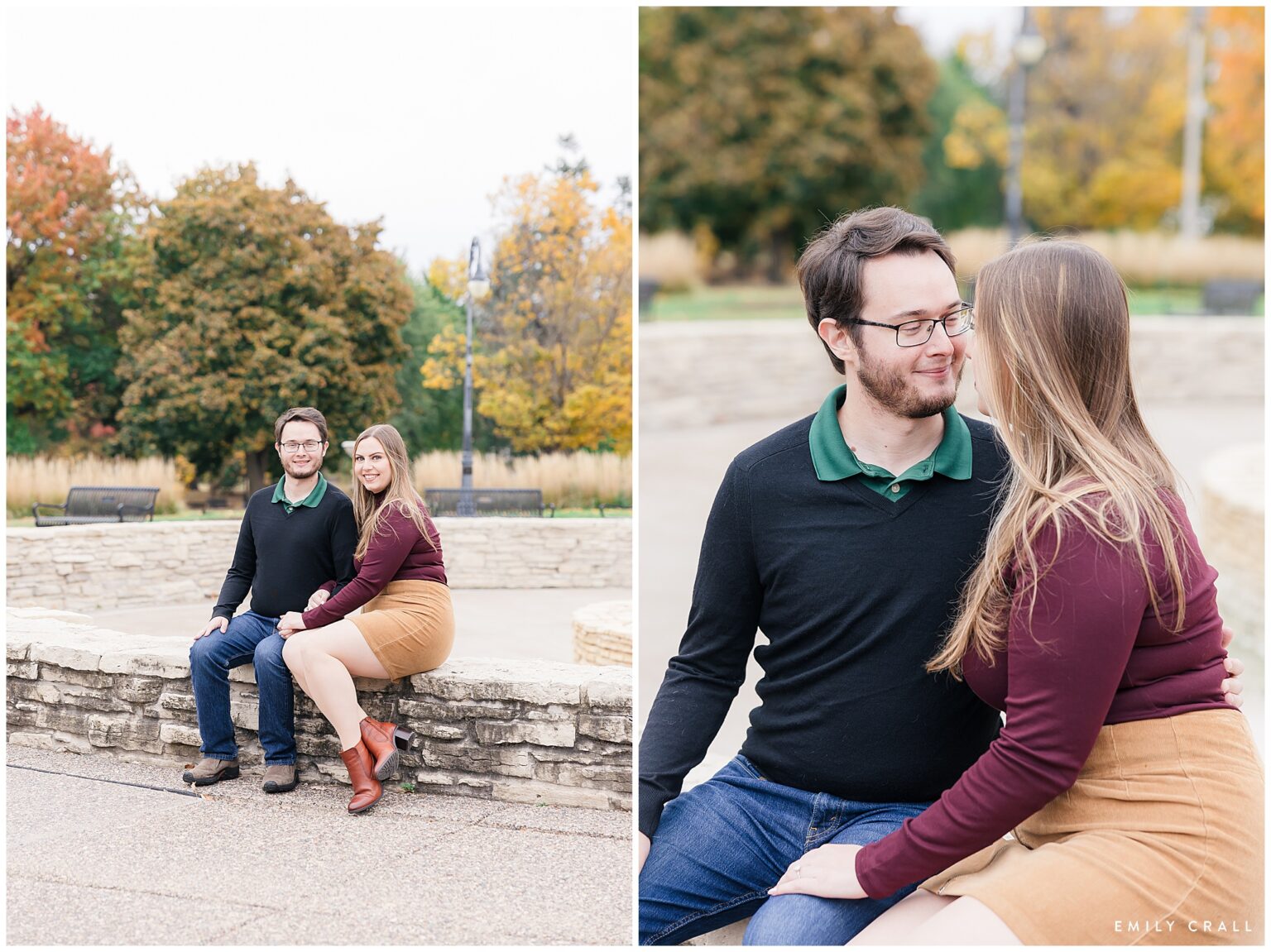 A Vander Veer Botanical Park Fall Engagement Shoot - Maggie & Jordan