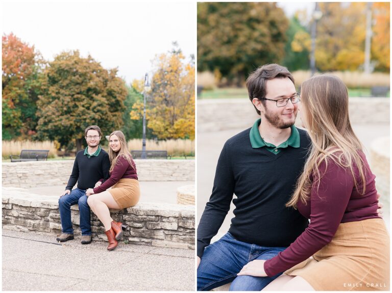 A Vander Veer Botanical Park Fall Engagement Shoot - Maggie & Jordan