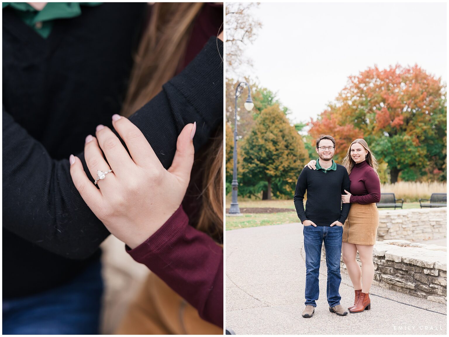 A Vander Veer Botanical Park Fall Engagement Shoot - Maggie & Jordan