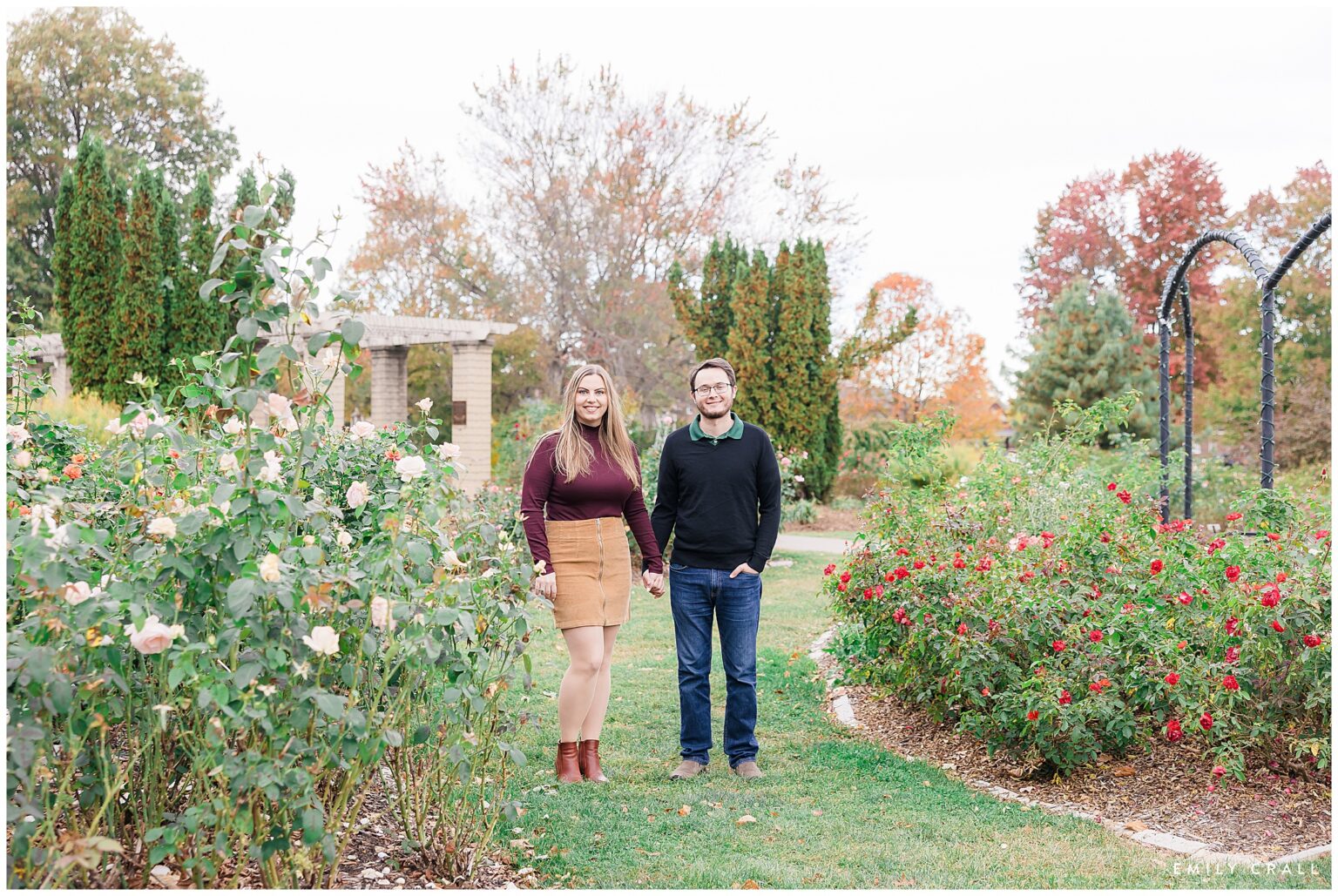 A Vander Veer Botanical Park Fall Engagement Shoot - Maggie & Jordan