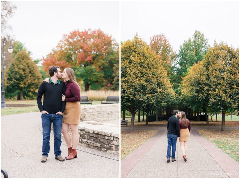 A Vander Veer Botanical Park Fall Engagement Shoot - Maggie & Jordan