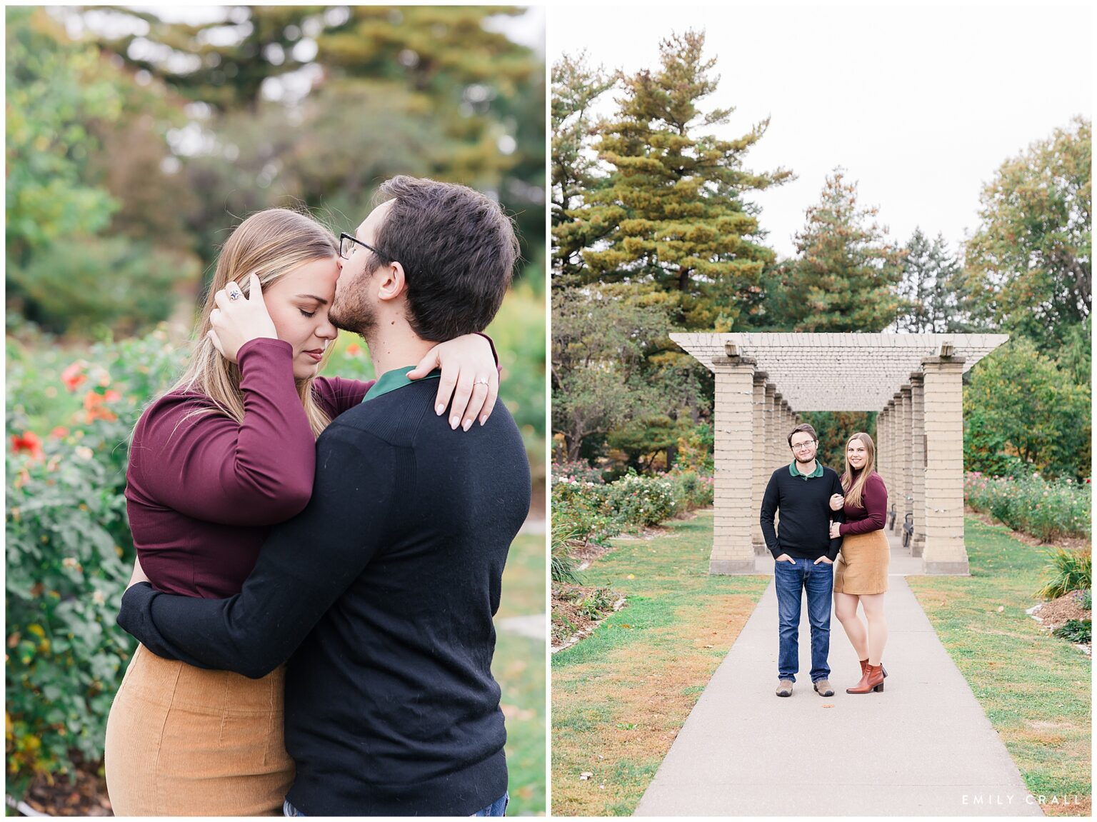 A Vander Veer Botanical Park Fall Engagement Shoot - Maggie & Jordan
