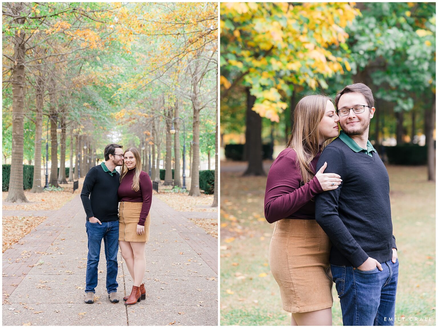 A Vander Veer Botanical Park Fall Engagement Shoot - Maggie & Jordan