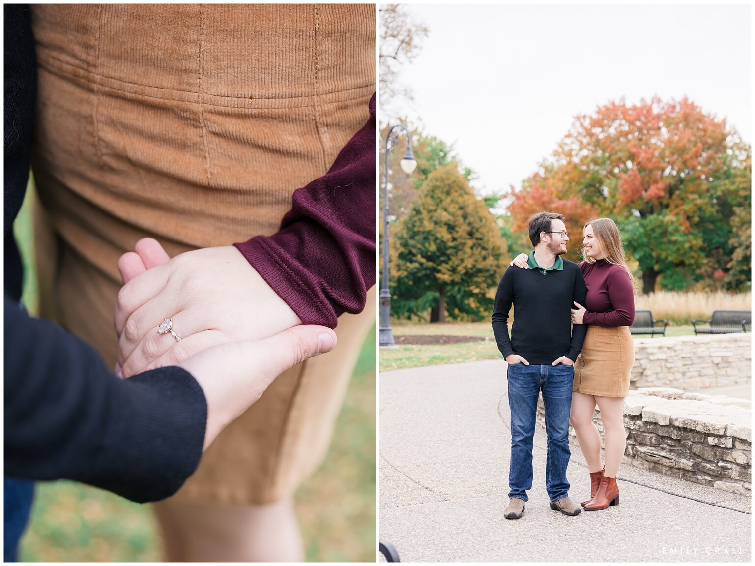 A Vander Veer Botanical Park Fall Engagement Shoot - Maggie & Jordan