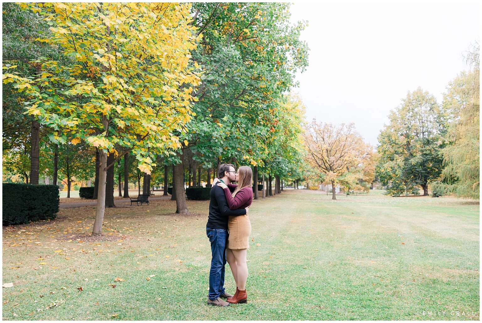 A Vander Veer Botanical Park Fall Engagement Shoot - Maggie & Jordan