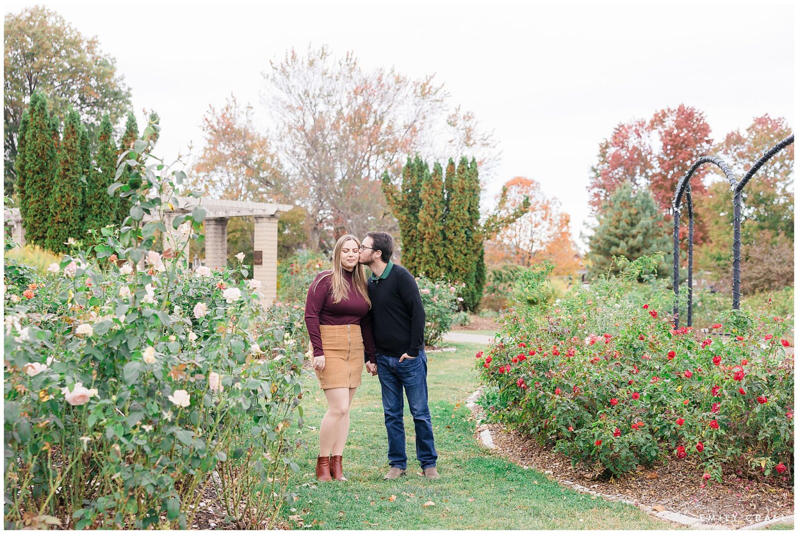 A Vander Veer Botanical Park Fall Engagement Shoot - Maggie & Jordan