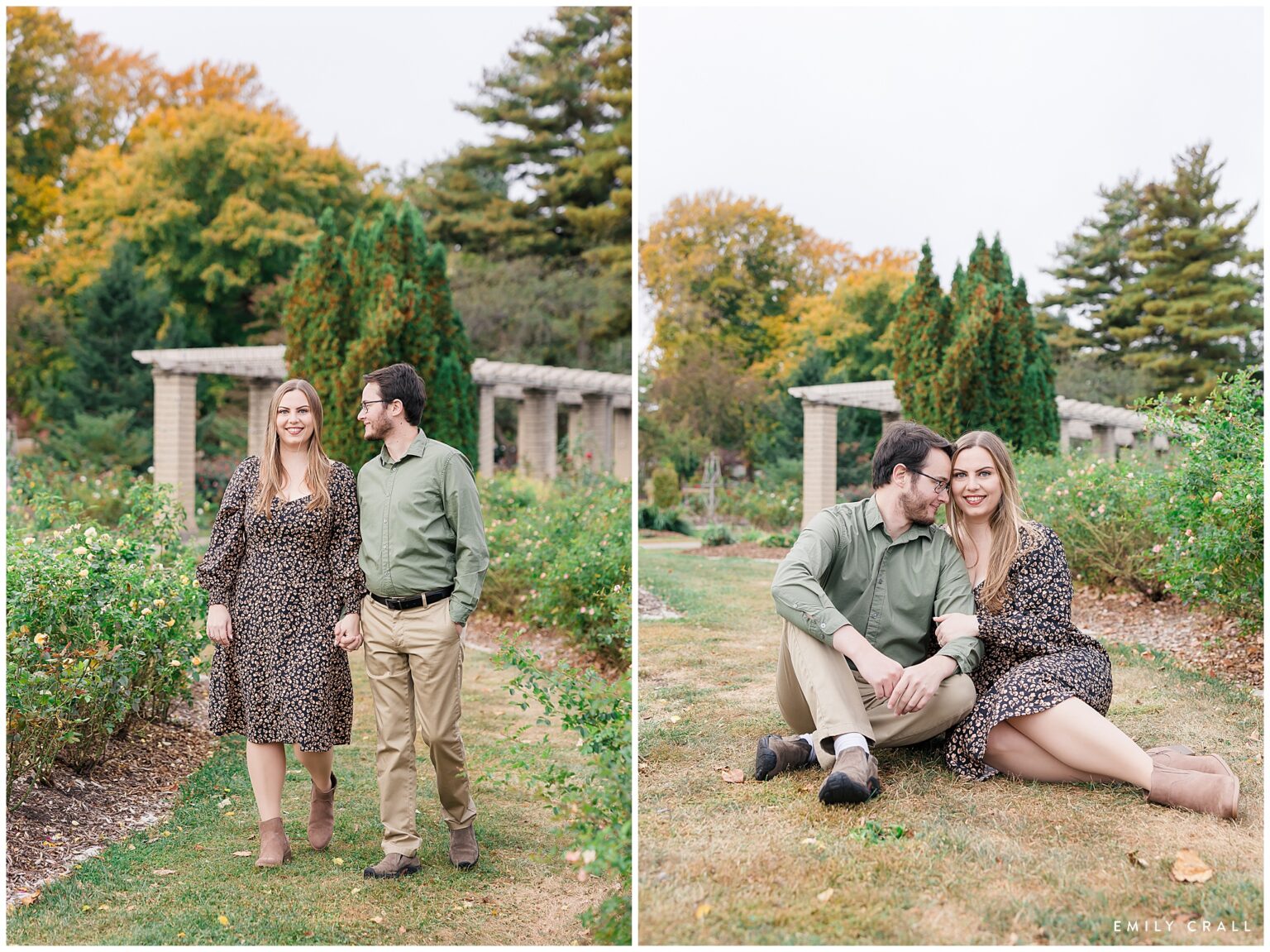 A Vander Veer Botanical Park Fall Engagement Shoot - Maggie & Jordan