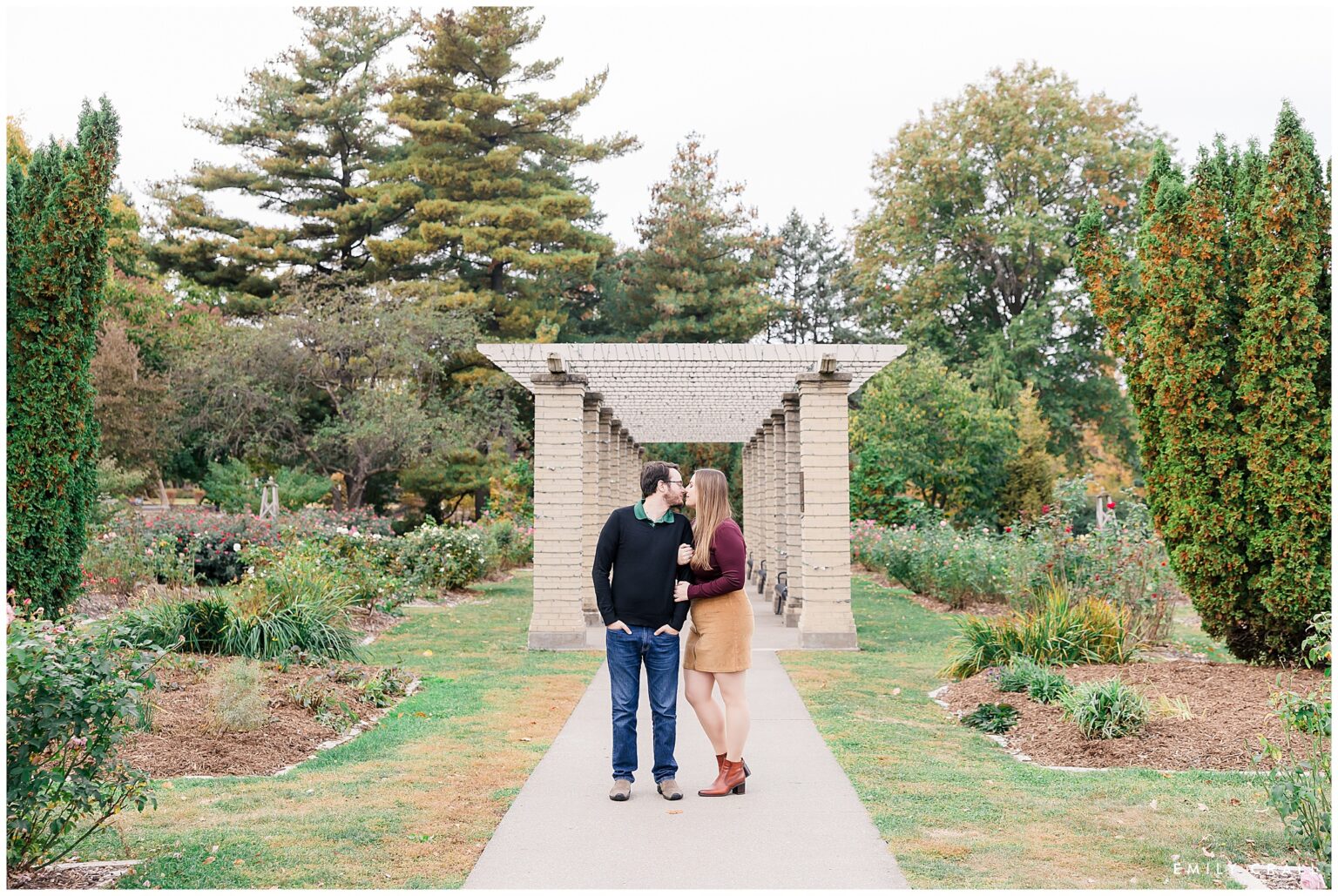 A Vander Veer Botanical Park Fall Engagement Shoot - Maggie & Jordan