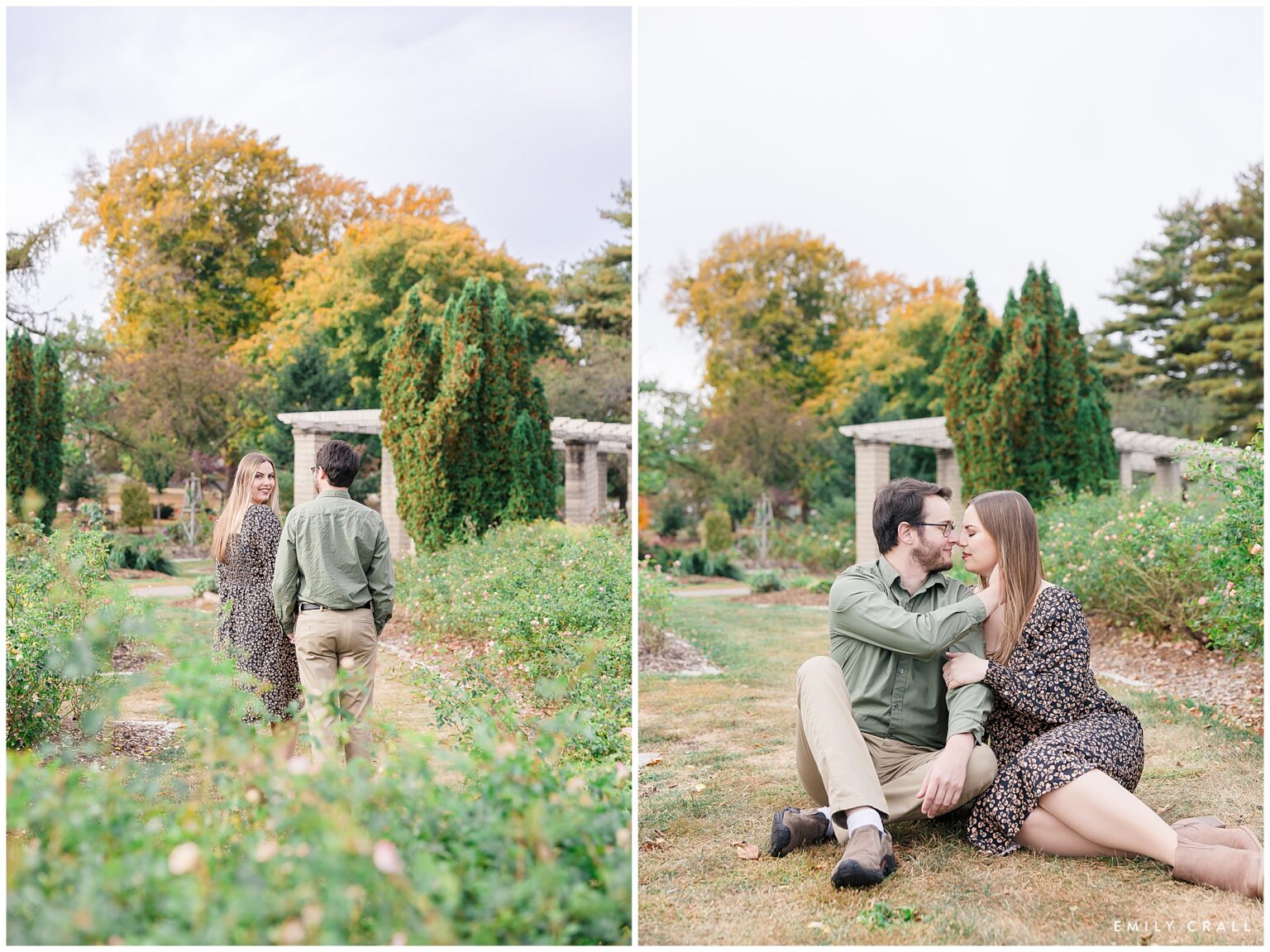 A Vander Veer Botanical Park Fall Engagement Shoot - Maggie & Jordan