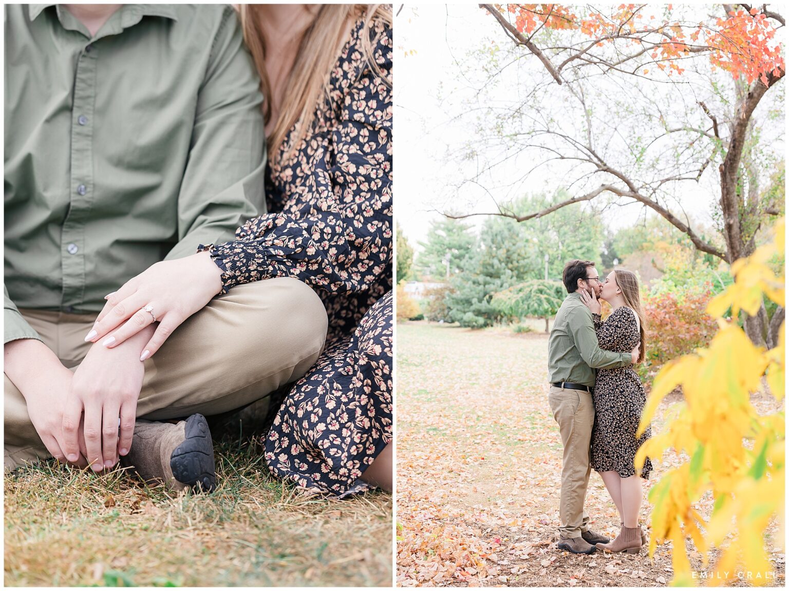 A Vander Veer Botanical Park Fall Engagement Shoot - Maggie & Jordan