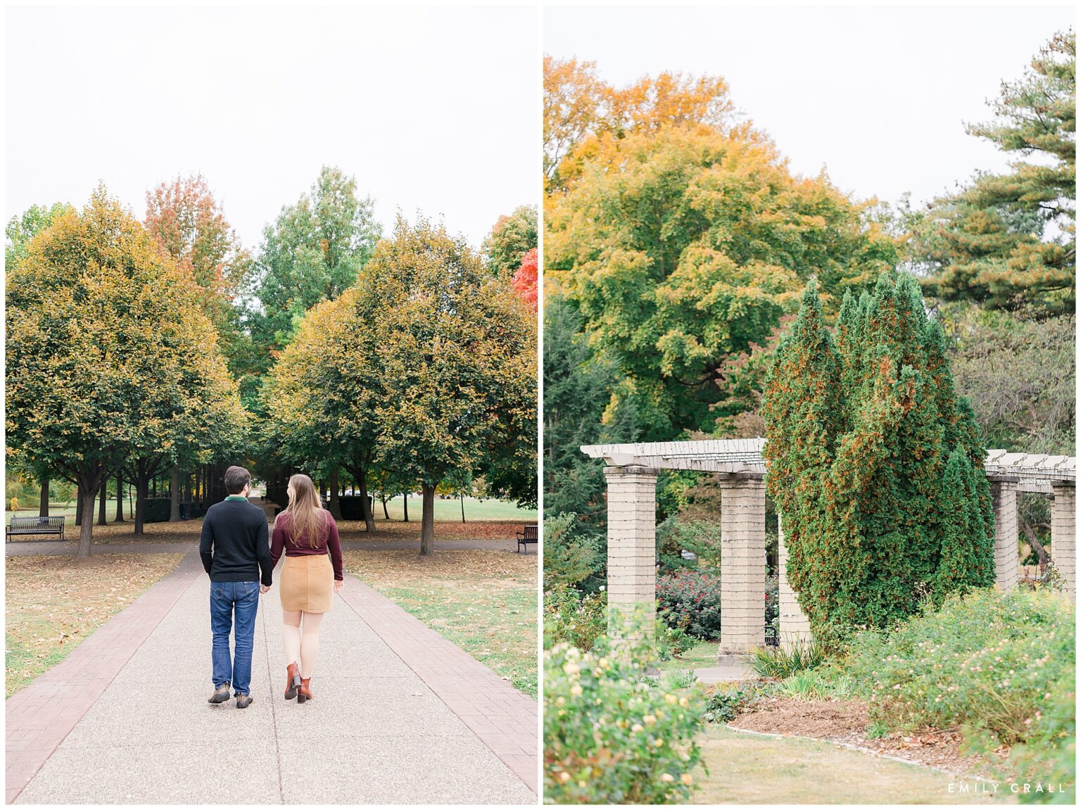 A Vander Veer Botanical Park Fall Engagement Shoot - Maggie & Jordan