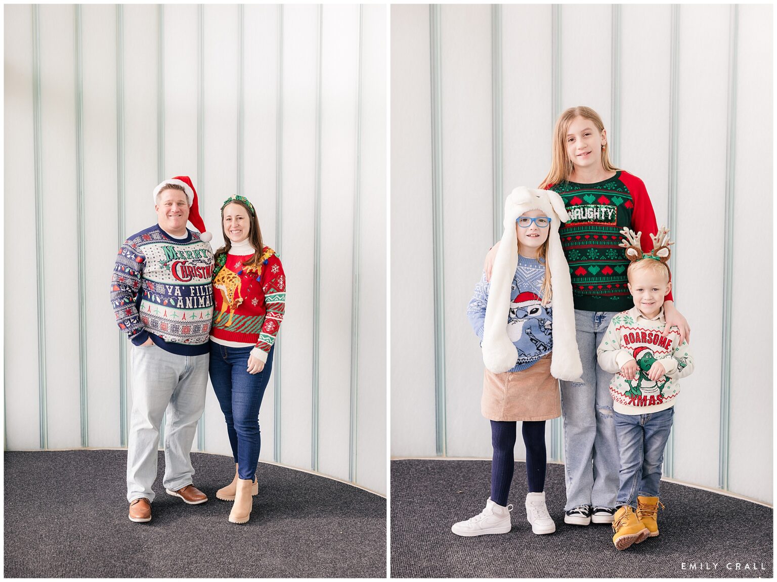 A Visual Arts Building Winter Family Shoot